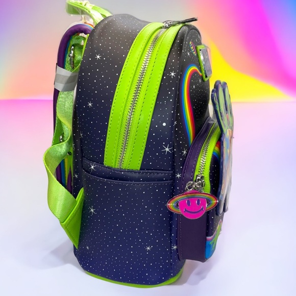 Loungefly | Bags | Loungefly Lisa Frank Cosmic Alien Ride Mini Backpack ...
